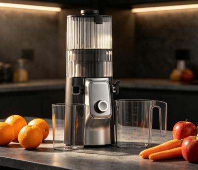 China Fresh Smart HJ102C Slow Masticating Juicer – The Juicer That Makes Every Season Delicious with 3 Adjustable Speeds, 135mm Wide Chute, 200W Cold Press & Self-Cleaning for sale