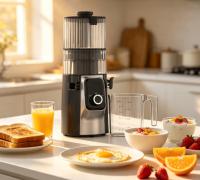 China Fresh Smart HJ102C Slow Masticating Juicer – The Juicer That Brings Energy to Every Day with 3 Adjustable Speeds, 135mm Wide Chute, 200W Cold Press & Self-Cleaning for sale