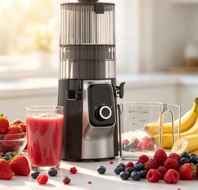 China Fresh Smart HJ102C Slow Masticating Juicer – The Juicer That Nourishes Your Whole Family with 3 Adjustable Speeds, 135mm Wide Chute, 200W Cold Press & Self-Cleaning for sale