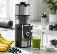China Fresh Smart HJ102C Slow Masticating Juicer – The Juicer That Makes Healthy Living Delicious with 3 Adjustable Speeds, 135mm Wide Chute, 200W Cold Press & Self-Cleaning for sale
