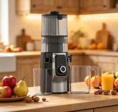 China Fresh Smart HJ102C Slow Masticating Juicer – The Juicer That Helps You Thrive with 3 Adjustable Speeds, 135mm Wide Chute, 200W Cold Press & Self-Cleaning for sale