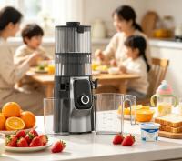 China Fresh Smart HJ102C Slow Masticating Juicer – The Juicer That Makes Healthy Taste Like a Treat with 3 Adjustable Speeds, 135mm Wide Chute, 200W Cold Press & Self-Cleaning for sale