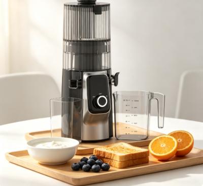 China Fresh Smart HJ102C Slow Masticating Juicer – The Juicer That Gives You the Juice You Deserve with 3 Adjustable Speeds, 135mm Wide Chute, 200W Cold Press & Self-Cleaning for sale