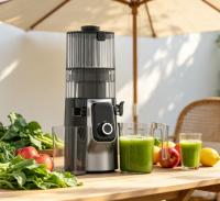 China Fresh Smart HJ102C Slow Masticating Juicer – The Juicer That Transforms Your Kitchen into a Wellness Hub with 3 Adjustable Speeds, 135mm Wide Chute, 200W Cold Press & Self-Cleaning for sale