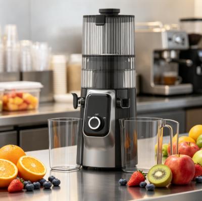 China Fresh Smart HJ102C Slow Masticating Juicer – The Juicer That Makes Healthy Taste Great with 3 Adjustable Speeds, 135mm Wide Chute, 200W Cold Press & Self-Cleaning for sale