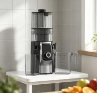 China Fresh Smart HJ102C Slow Masticating Juicer – The Juicer That Takes You from Morning to Night with 3 Adjustable Speeds, 135mm Wide Chute, 200W Cold Press & Self-Cleaning for sale