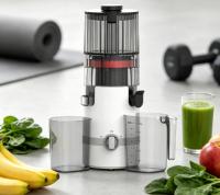 China Fresh Smart HJ102B Slow Masticating Juicer – The Smarter, Safer Way to Fresh Juice with 135mm Chute, 200W Cold Press, Self-Cleaning & Family Lock Design for sale