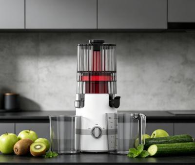 China Fresh Smart HJ102B Slow Masticating Juicer – Your Family's Fresh Juice Destination with 135mm Chute, 200W Cold Press, Self-Cleaning & Smart Safety Design for sale