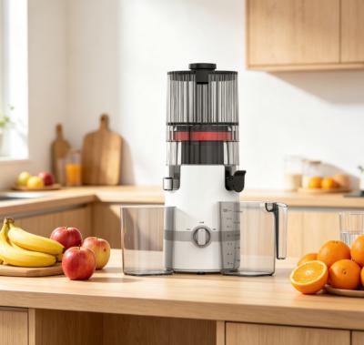 China Fresh Smart HJ102B Slow Masticating Juicer – Fresh Juice, Fresh Start, Fresh Family Health with 135mm Chute, 200W Cold Press, Self-Cleaning & Safety Lock for sale