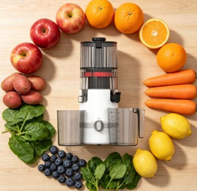 China Fresh Smart HJ102B Slow Masticating Juicer – The Family Juicer That Keeps Its Promise with 135mm Chute, 200W Cold Press, Self-Cleaning & Durable Safety Lock for sale