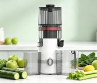 China Fresh Smart HJ102B Slow Masticating Juicer – Real Juice, Real Simple, Real Safe with 135mm Chute, 200W Cold Press, Self-Cleaning & Lock for Everyday Family Use for sale
