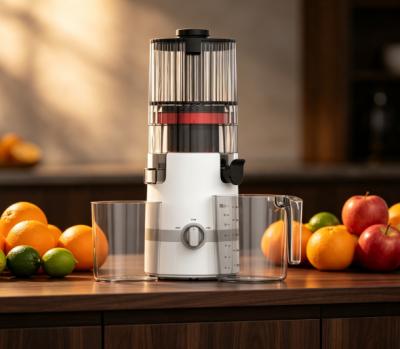China Fresh Smart HJ102B Slow Masticating Juicer – Where Fresh Juice Meets Family Safety with 135mm Chute, 200W Cold Press, Self-Cleaning & Smart Lock System for sale