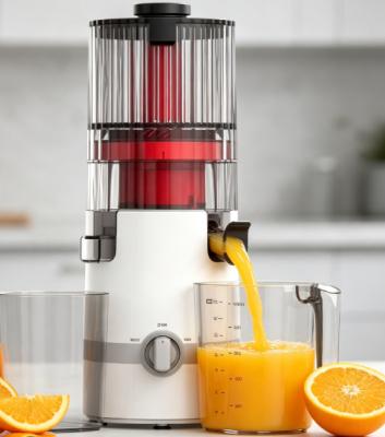 China Fresh Smart HJ102B Slow Masticating Juicer – The Smart Way to Fresh Juice with 135mm Chute, 200W Cold Press, Self-Cleaning & Secure Family Lock for sale