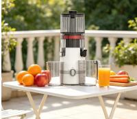 China Fresh Smart HJ102B Slow Masticating Juicer – The Fresh Juice Solution for Busy Families with 135mm Chute, 200W Cold Press, Self-Cleaning & Smart Lock for sale