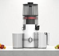 China Fresh Smart HJ102B Slow Masticating Juicer – Nourish Your Family Naturally with 135mm Chute, 200W Cold Press, Self-Cleaning & Child-Safe Lock Design for sale