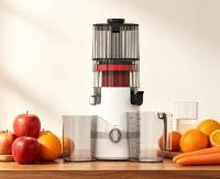 China Fresh Smart HJ102B Slow Masticating Juicer – The Everyday Juice Maker with Smart Safety, 135mm Chute, 200W Cold Press & Self-Cleaning for Healthy Families for sale