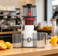 China Fresh Smart HJ102B Slow Masticating Juicer – Wide 135mm Chute, 200W Cold Press Motor, Self-Cleaning & BPA-Free with Enhanced Safety Lock System for Family Use for sale