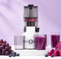 China Fresh Smart HJ102B Slow Masticating Juicer – Wide 135mm Chute, 200W Cold Press Motor, Self-Cleaning & BPA-Free with Enhanced Safety Lock System for Family Use for sale
