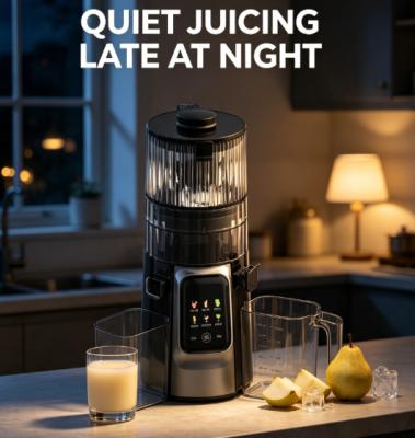 China Fresh Smart HJ102D Multi-Mode Slow Masticating Juicer — 135mm Chute, 200W Motor, 6-in-1 Function for sale