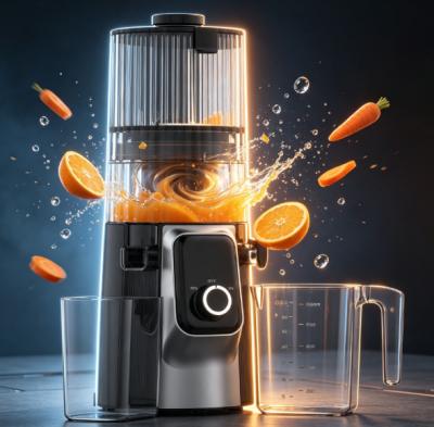 China Household Slow Cold Press Juicer HJ102C, BPA-Free Large Feed Chute Juice Extractor For Daily Use for sale