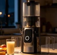 China Quiet Slow Juicer HJ102C, Whole Fruit Feed Filterless Juice Machine With Reverse Anti-Clog Function for sale