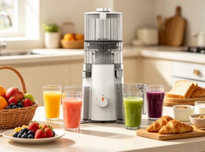 China HJ102A High-Yield Slow Masticating Juicer – Over 98% Juice Extraction, 135mm Feed Opening, 1000ml Juice Cup for sale