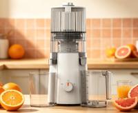 China HJ102A Compact Slow Juicer for Family – 1500ml Hopper Capacity, Whole Vegetable & Fruit Juicer, Easy Assembly for sale