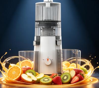 China HJ102A Quiet Slow Juicer – Less Than 70dB Noise, 135mm Wide Hopper, 1000ml Juice Container, BPA-Free PC Material for sale