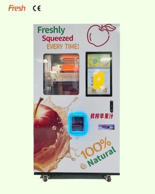 China 21.5 Inch Large Screen Fresh Apple Juice Vending Machine for sale