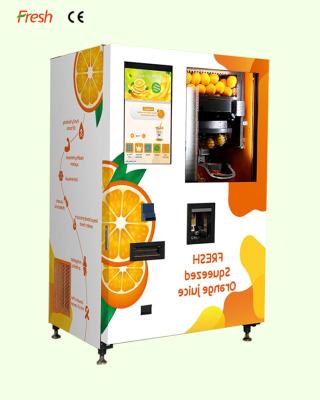 China Freshly squeezed orange juice vending machine for sale