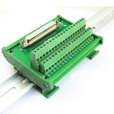 China DB37 D Sub 37 Pin Sing End Connectors Terminal Block Breakout Board for sale