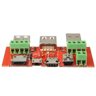 China Mini Micro USB Type-c Interface  Adapter Converter Battery Tester Breakout Board for sale