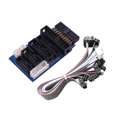 China J-link Emulator V8 V9 all-ARM JTAG Adapter Converter Cable Kit for 6410 Mini 2440 for sale