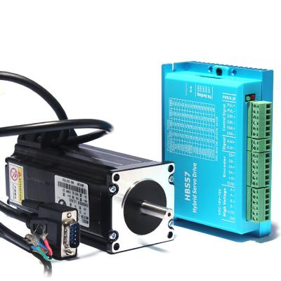 China 2N.m Nema 23 1.8 Degree 2 Phase Hybrid Closed Loop Stepper Servo Motor Driver Kit for sale