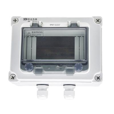 China Wall Mounted Electric Enclosure Plastic Switch Circuitbreaker Box IP67 Waterproof Outdoor 6 8 Way for sale