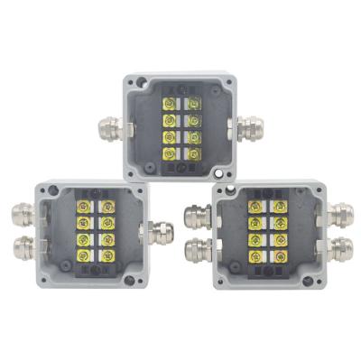 China 600V 35A Teminal Blocks with Sealed Die-cast Aluminum Enclosure Case Project Junction Box 86*76*57mm for sale