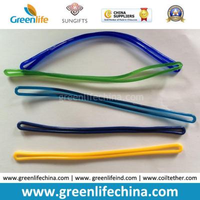 China Custom Color Different Sizes Cheap PVC Soft Bag Tag Loops for sale