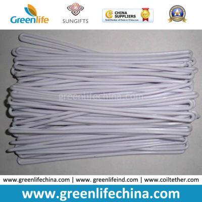 China Solid White High Quality Promotional PVC Baggage Tag Loop Fastener for sale