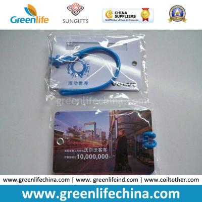 China Supermarket Membership Need Simple PVC Hange Name Tag W/Loop for sale