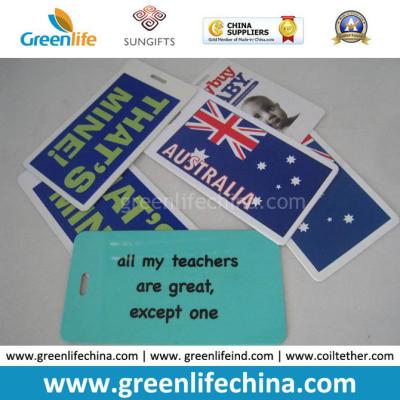 China China Wholesale Custom Logo Printed Baggage Tag for sale