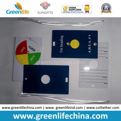 China Customized Logo Hot Selling Fashion PVC Luggage Tags&Loops for sale