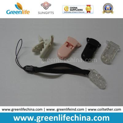 China Different Types Plastic ID Badge Holder Clips Lanyard Accessories for sale