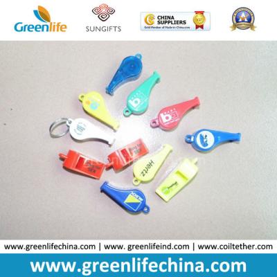 China Promotional Adertismental Sport Whistle Gifts W/Custom Logo Silk Screen Imprint for sale