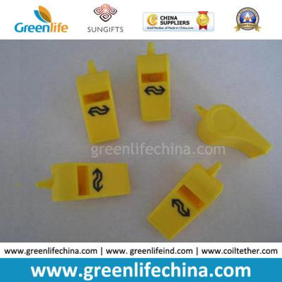 China Hot Selling to Many Countries Solid Yellow Promotional Gift Whistles for sale