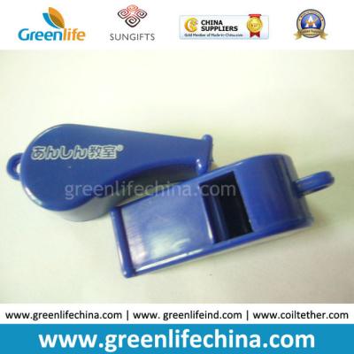 China Factory Supply School Using Dark Blue Customized Printing Whistles for sale