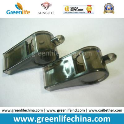 China High Quality Promotional Livesaving Tranparent Black Smart Whistles for sale