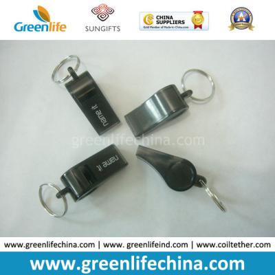China Cute Advertising Whistle Gift with Split Key Ring Outdoor Used for sale