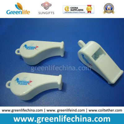 China Office Promotional Gift Solid White Lifesaving Customized Printing Whistle for sale