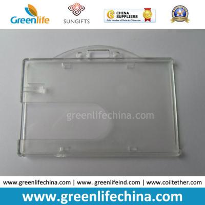 China Factory Direct High Quality Clear Hard Rigid Horizontal Card Holder for sale