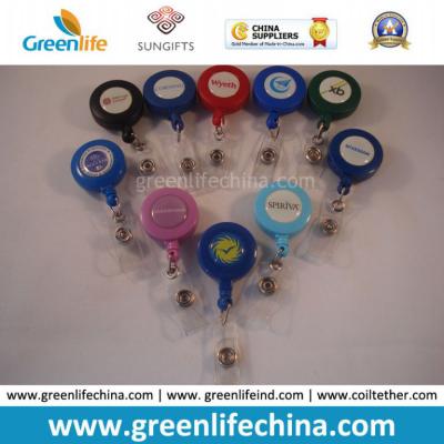 China Custom Logo Office ID Pull Reel Promotional Yoyo Retractor for sale